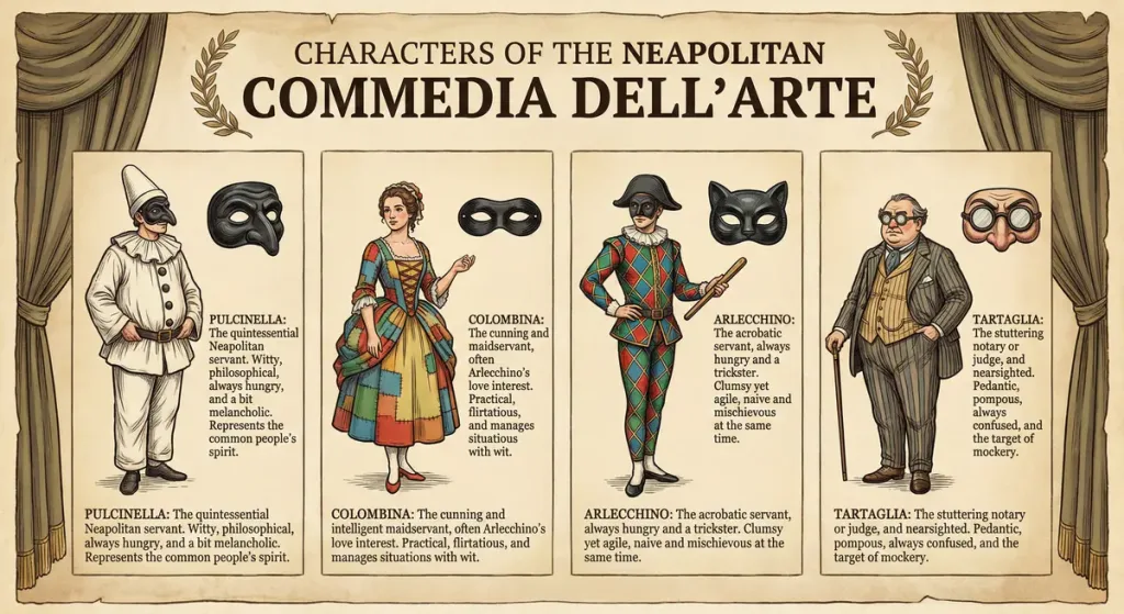 Neapolitan Carnival Masks: History, Pulcinella, and Tradition